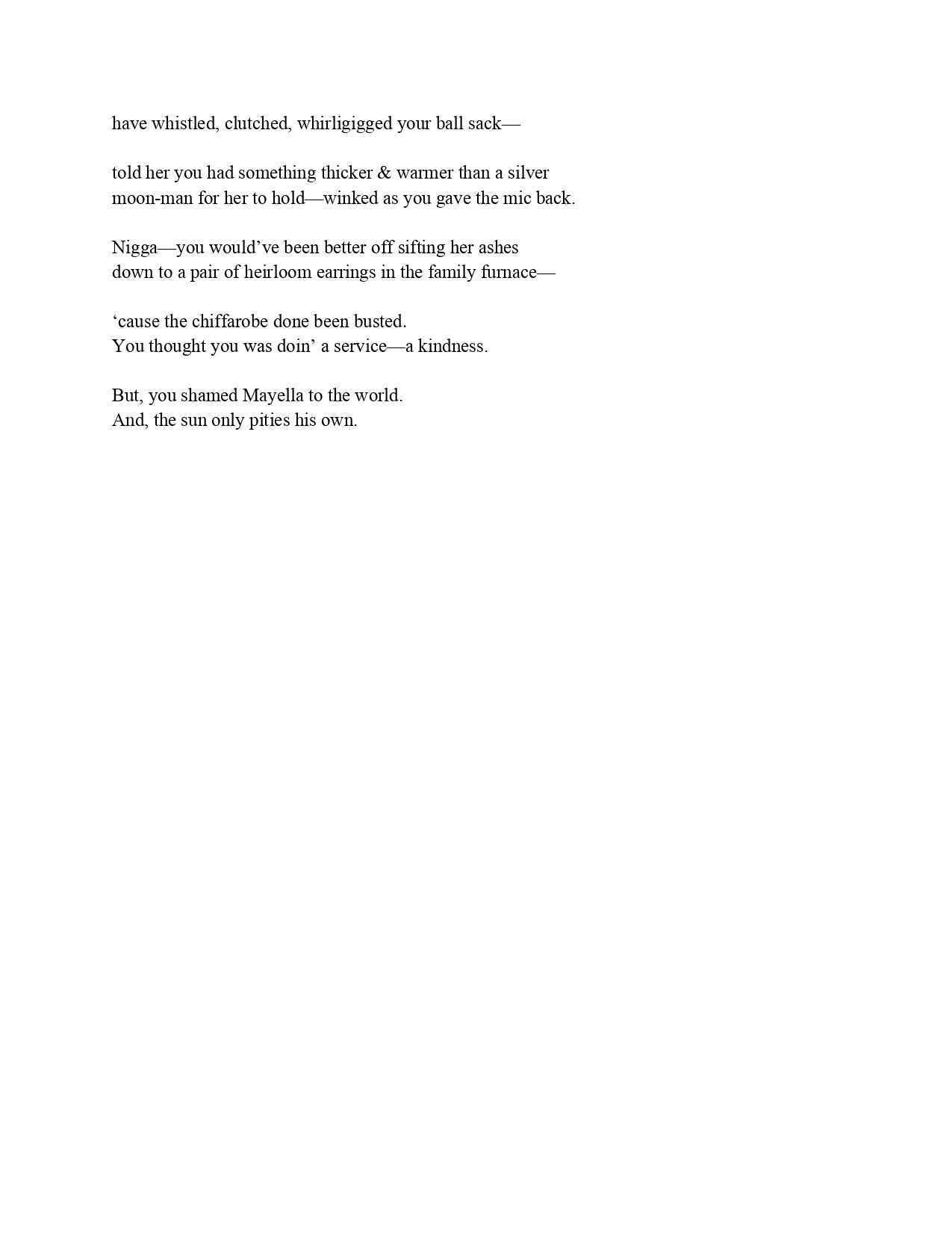 Poems – Jermaine Thompson